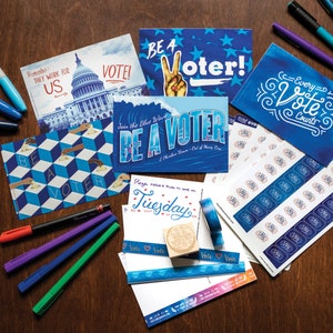 They Work for Us Political Postcards: Set of 100 Vote Postcards ...