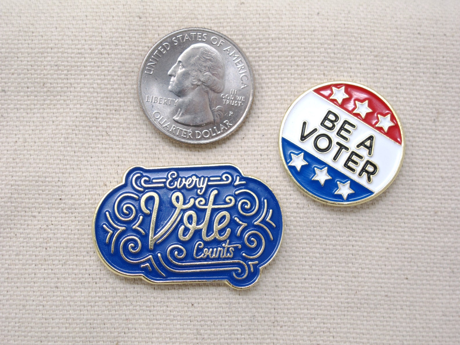 Every Vote Counts Enamel Pin - Etsy