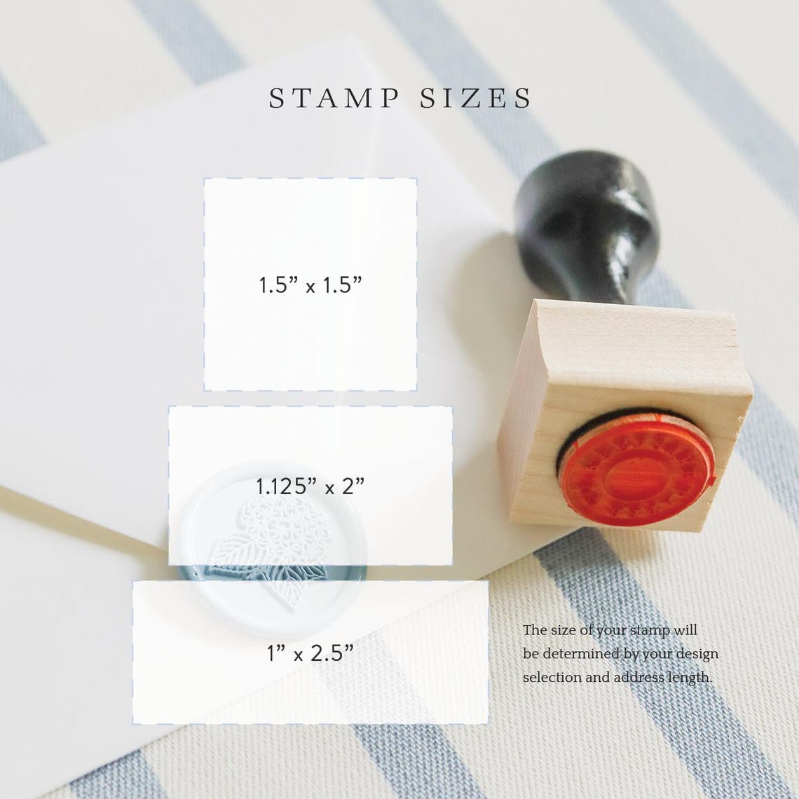 Personalized Return Address Stamp, Custom Rubber Stamp for Wedding ...