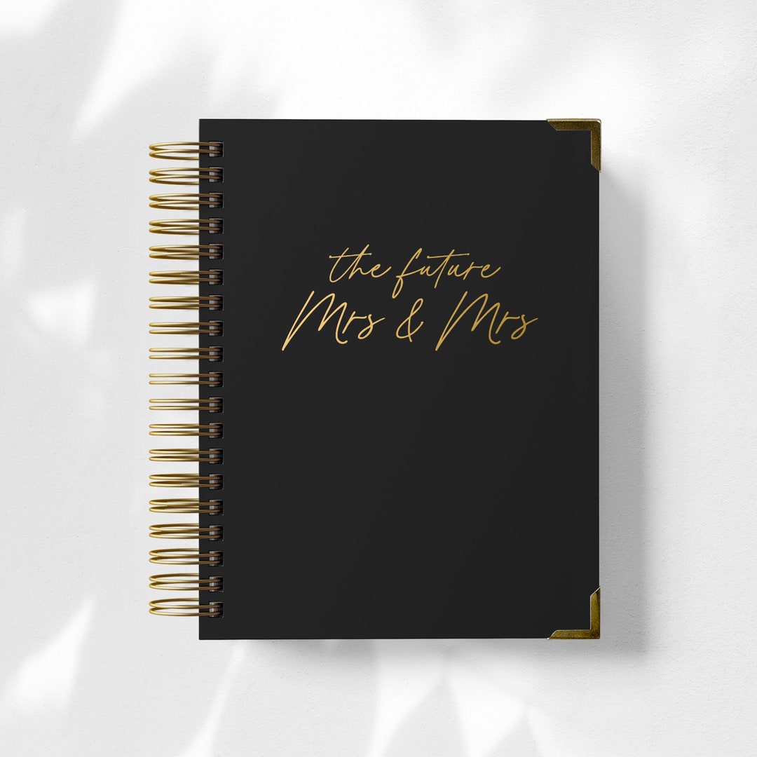 LGBT Custom Personalized Wedding Planner Book, Engagement Gift for Gay ...