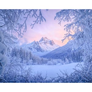 Frozen Frame – Winter Wonderland Print | Arctic Landscape Wall Art ...