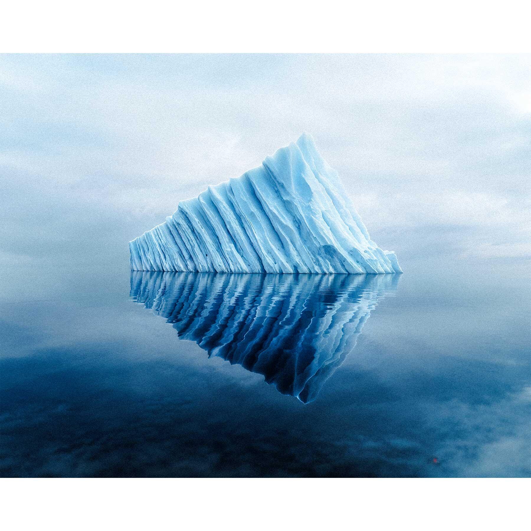 Geometry Frozen – Iceberg Print | Arctic Landscape Wall Art | Surreal ...