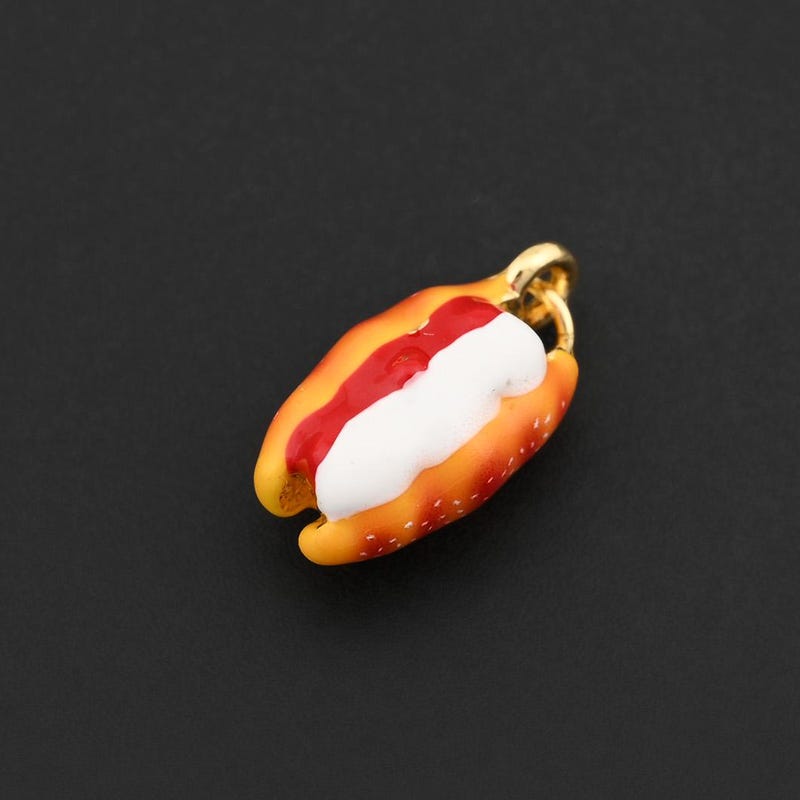 Hot Dog Pendant - Etsy