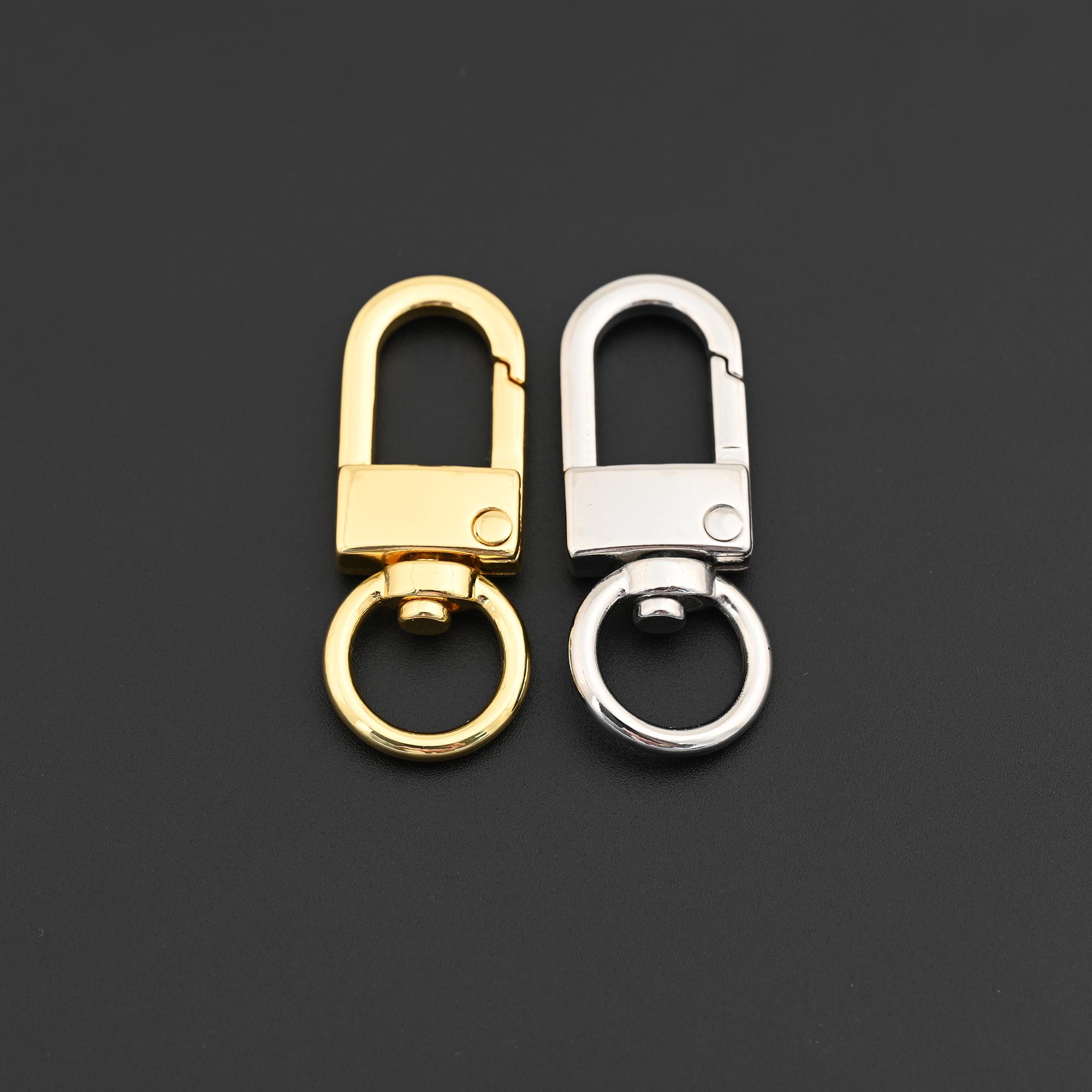 Sleek Swivel Hook Clasp With Attached Ring for High End Jewelry Making ...