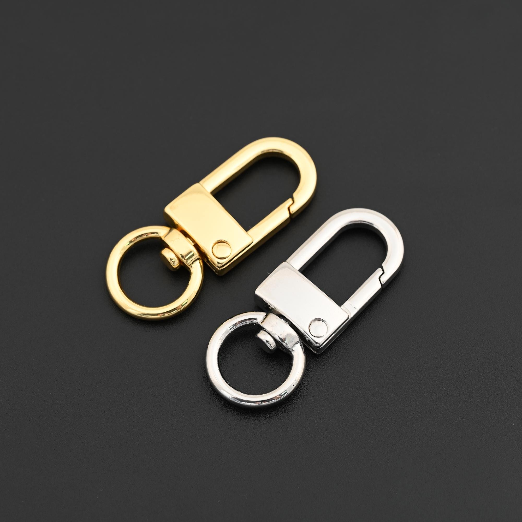 Sleek Swivel Hook Clasp With Attached Ring for High End Jewelry Making ...