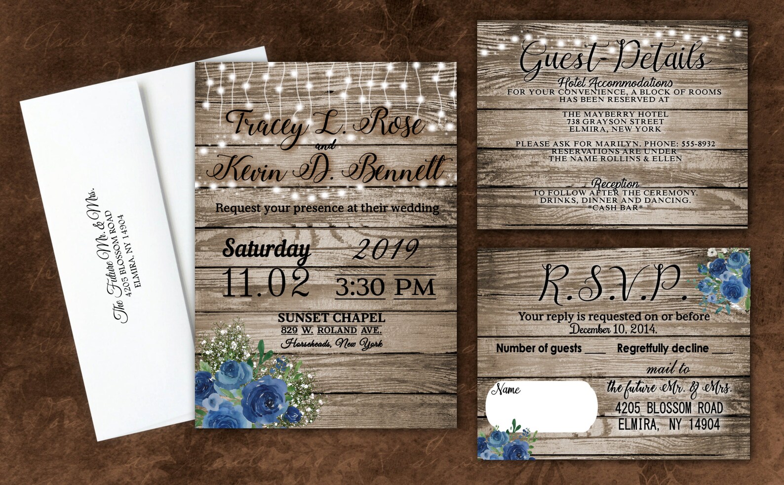 Wedding Invitations Invites Country Theme Wedding Invitations - Etsy