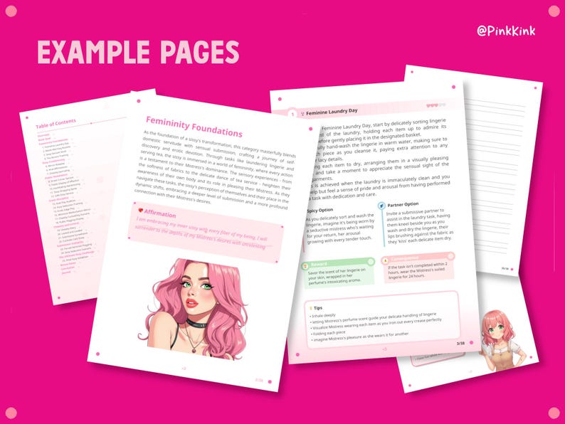 24 Femdom Mistress Discipline Tasks - BDSM Femdom Training, Erotic ...