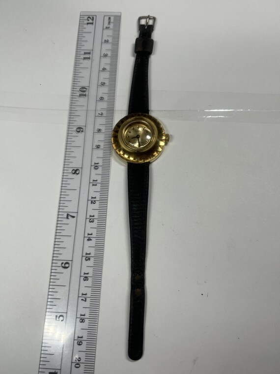 Vintage Timex Golden Sunflower Watch iconic 70s style… - Gem