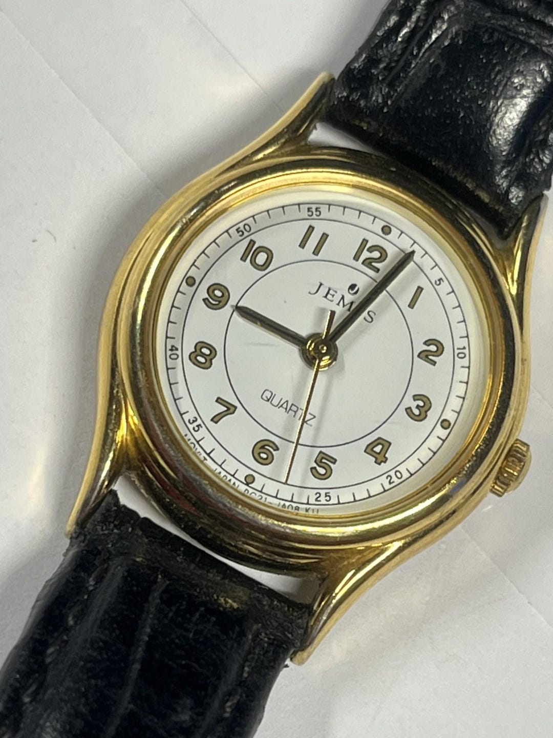 Jemis Watch, Obscure Seiko Group Brand. Quartz Wristwatch With a Gold ...