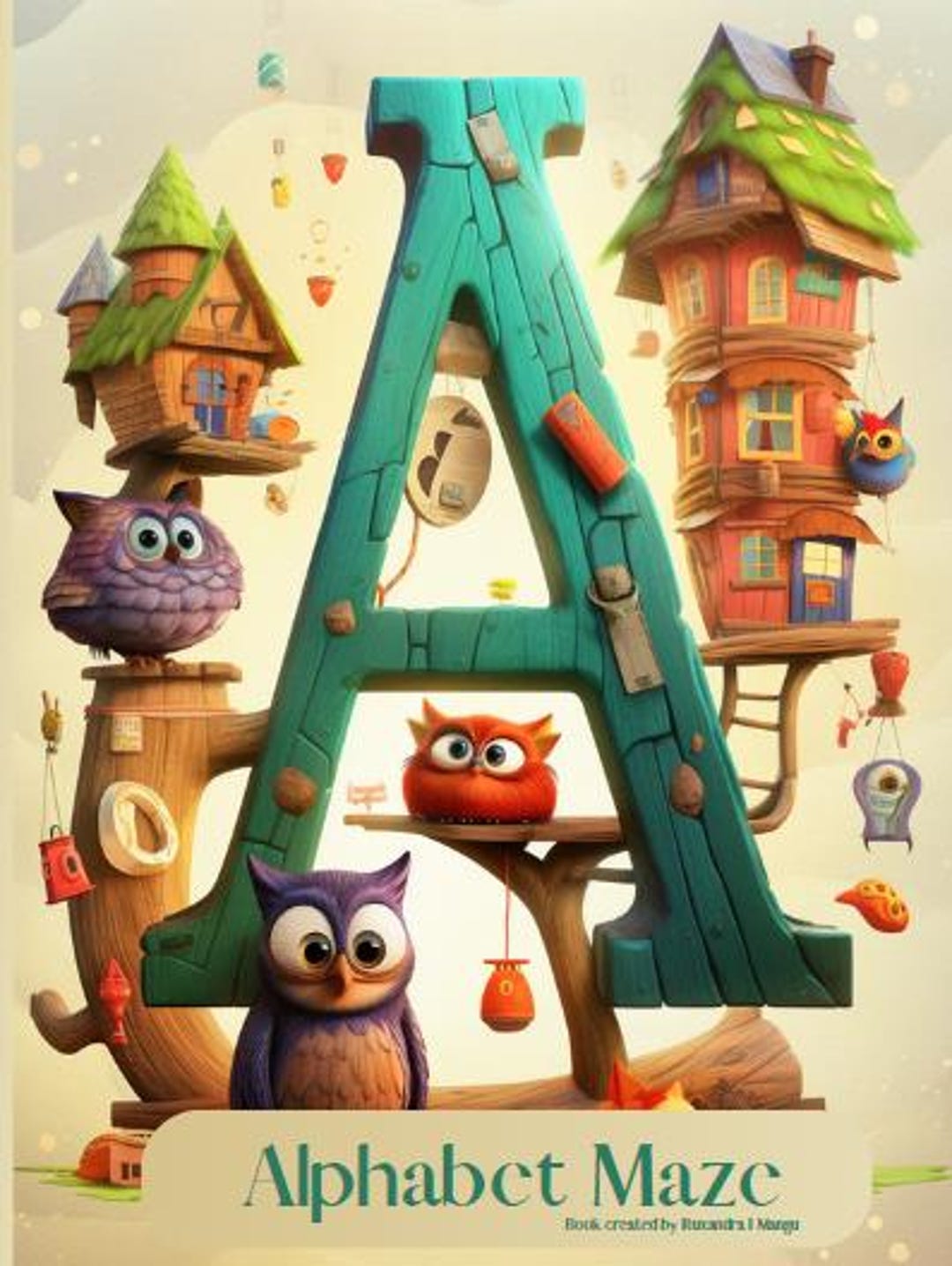 Alphabet Maze Book for Kids | Animal Maze Printables | Toddler Letter ...