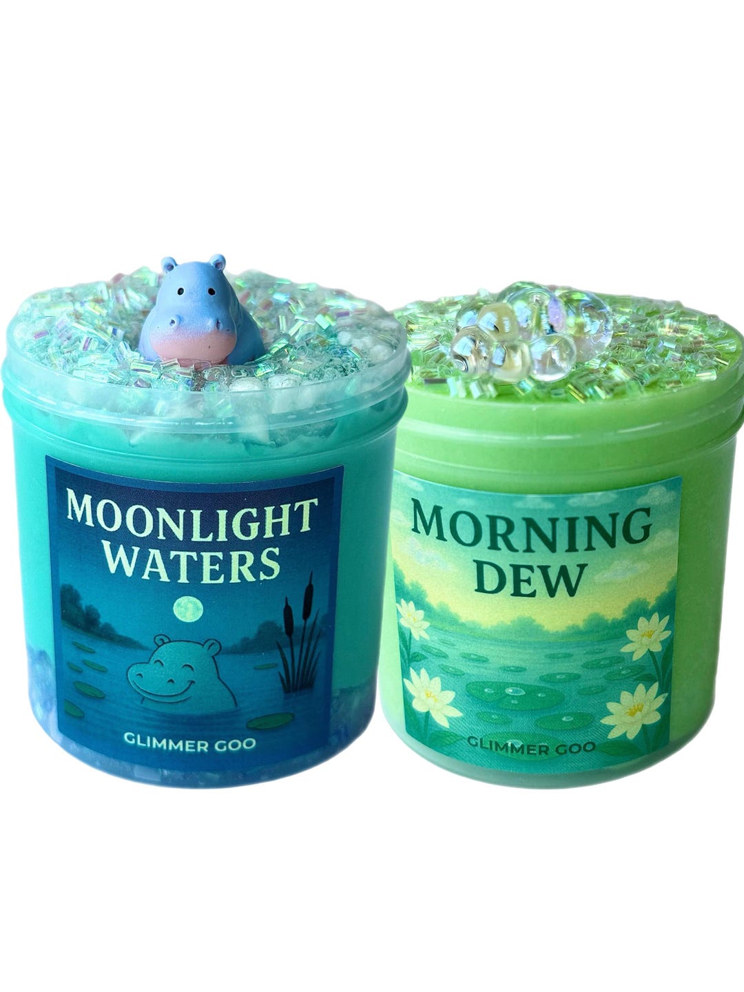 Dawn to Dusk Slime Duo | ASMR Stress Relief Toy Gift - Etsy