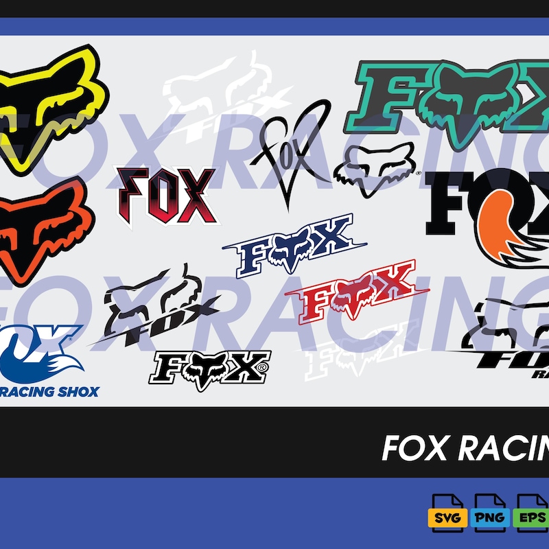 Fox Racing Svg - Etsy