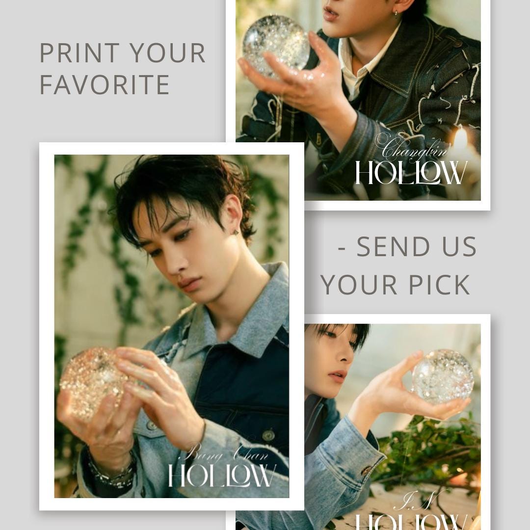 Stray Kids Hollow Poster, Hollow SKZ Album Merch, Hollow Wall Art, Bang ...