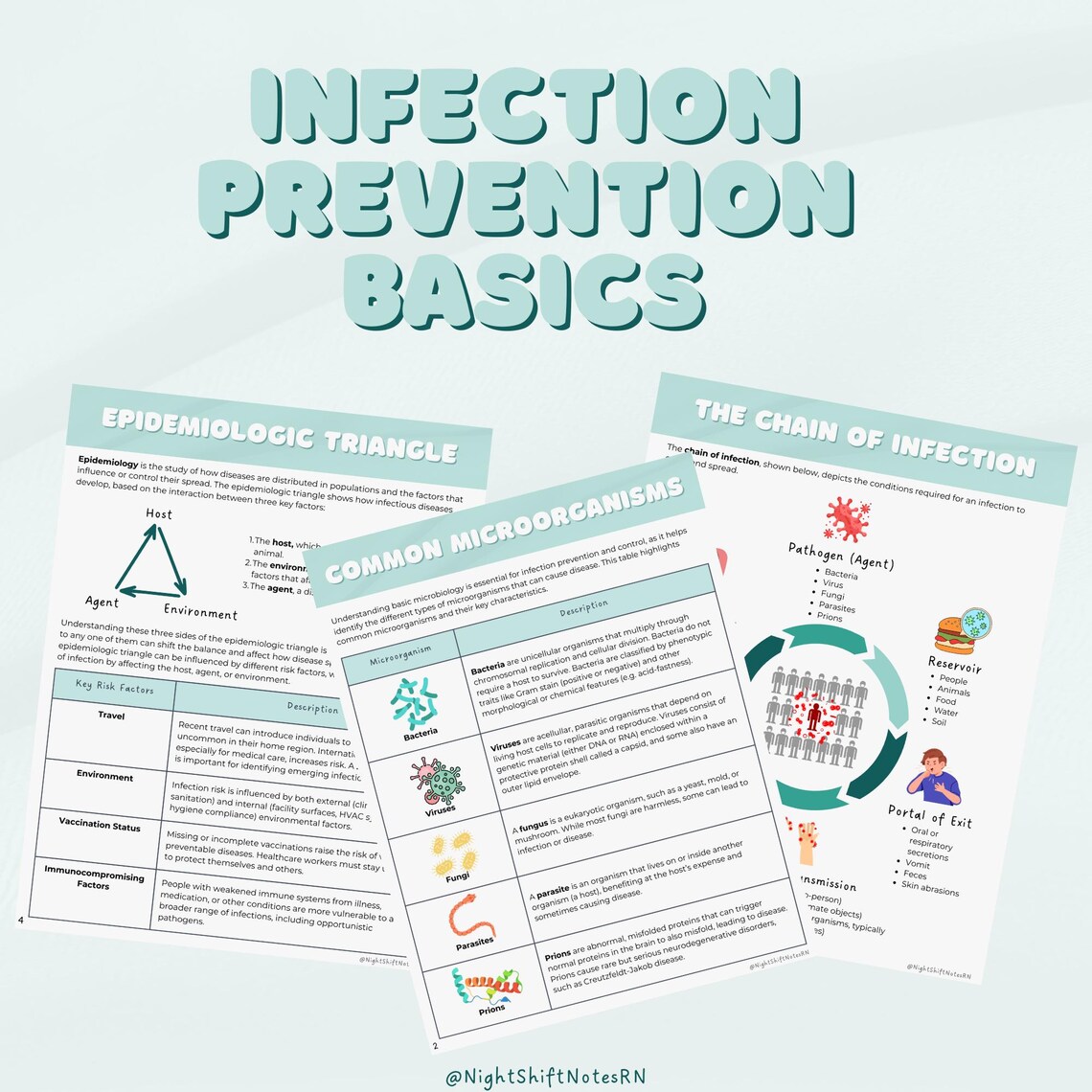 Infection Prevention Basics Study Guide: Nursing & Healthcare (PDF ...