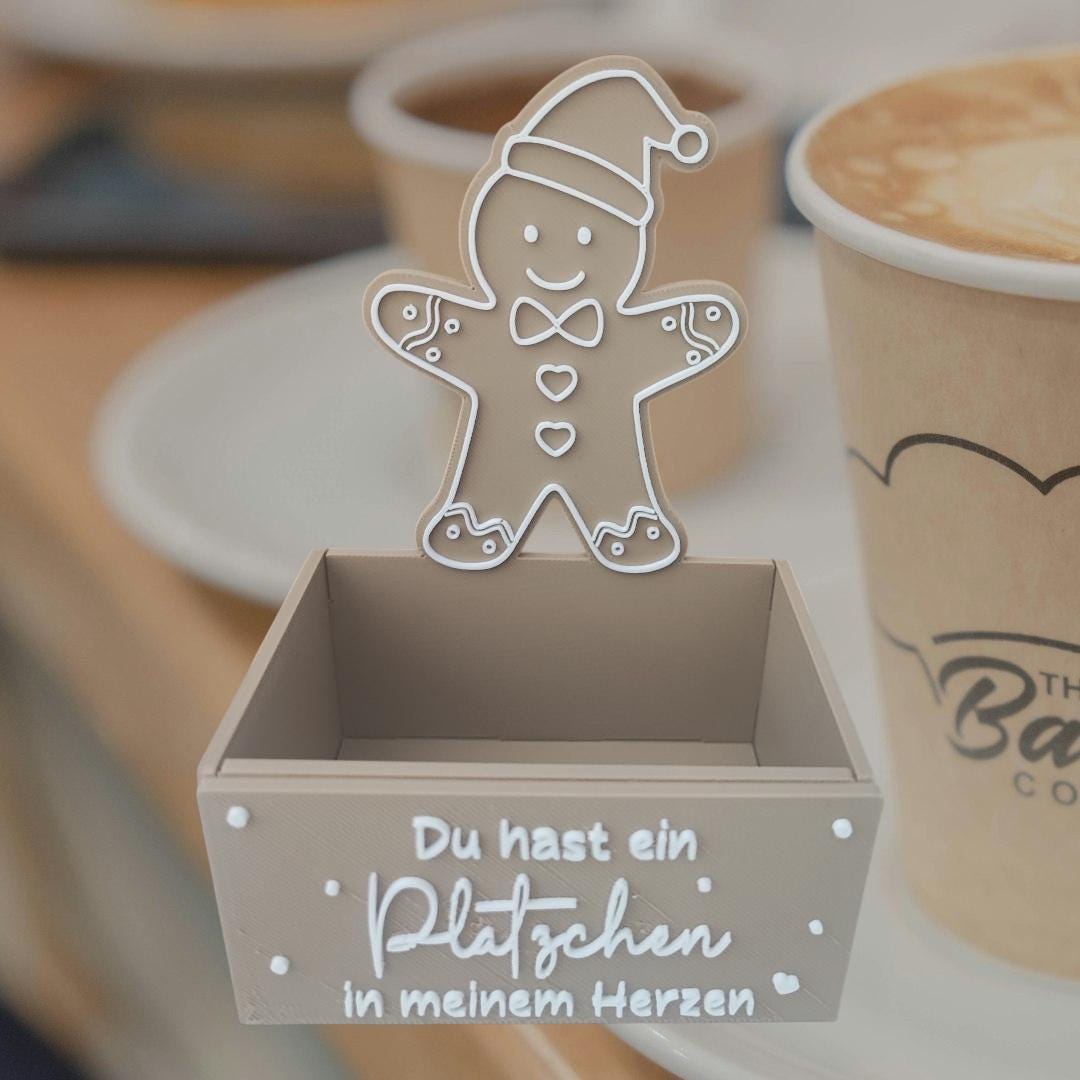 Christmas Gift, Gingerbread Man Box, Cookie Box - Etsy
