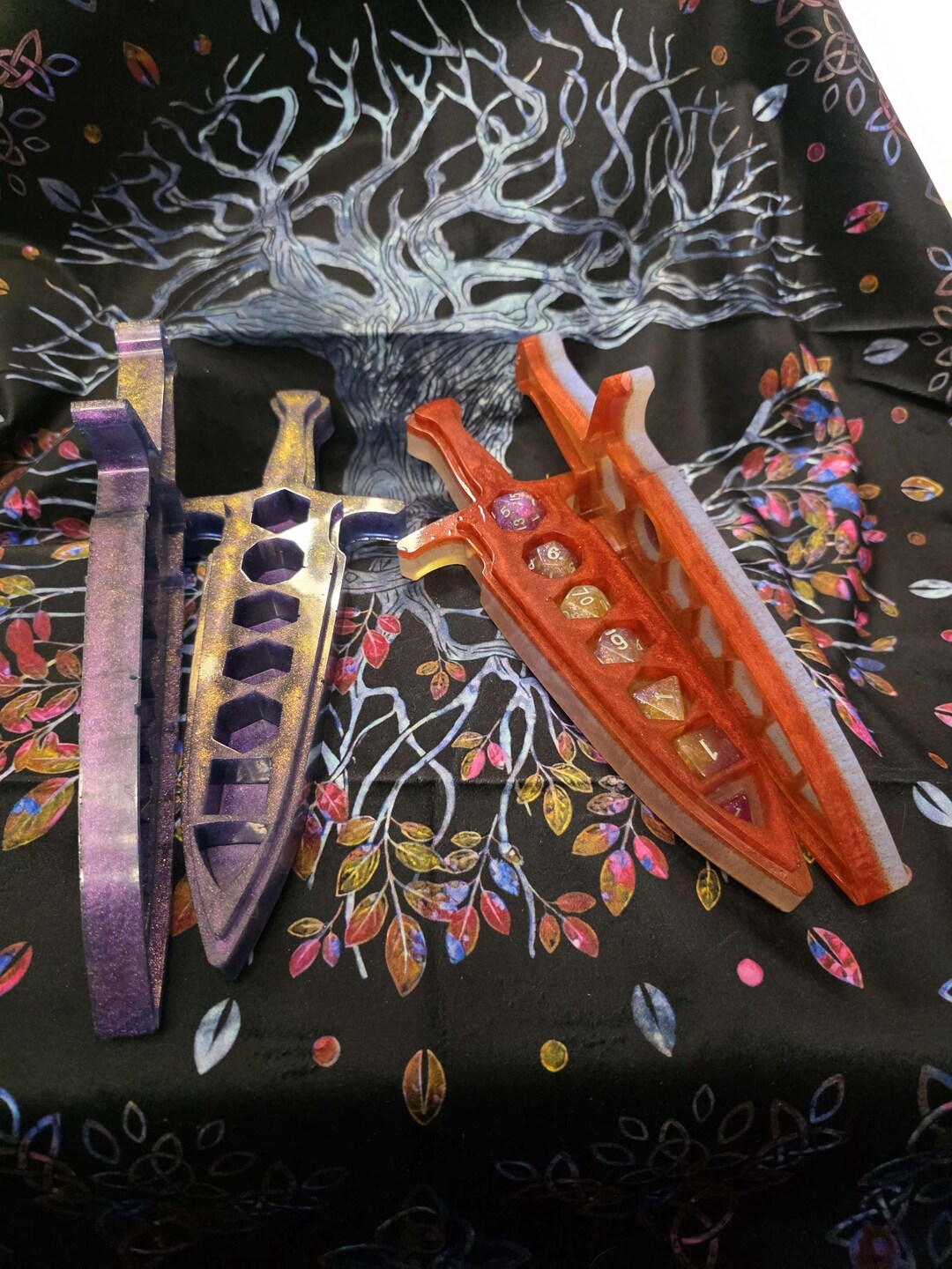 Resin Dagger Dice Box - Etsy