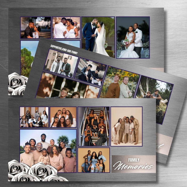 Elegant Silver Gray Funeral Slideshow Template: Memorial Photo Tribute ...