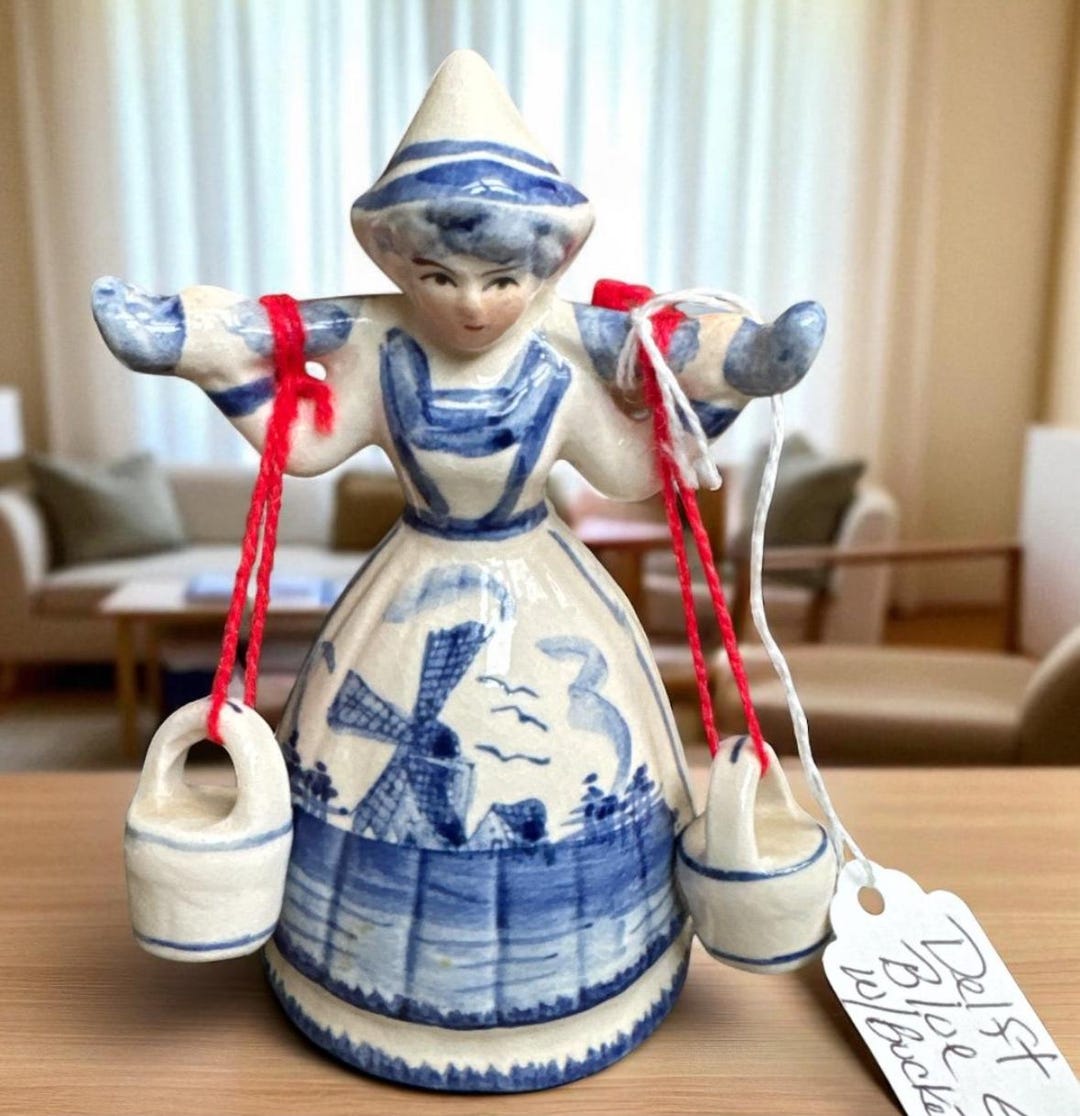 Delfts MILK MAID Bell - Made in Holland - Etsy UK