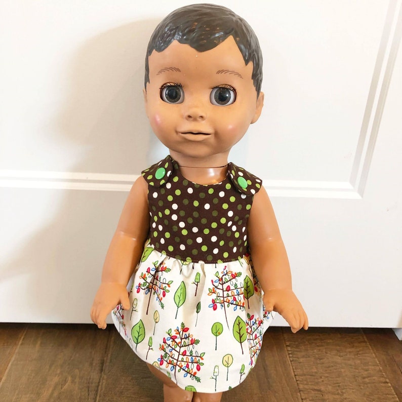 Luvabella Doll Clothes Luvabella Doll Dress Green Polka Etsy