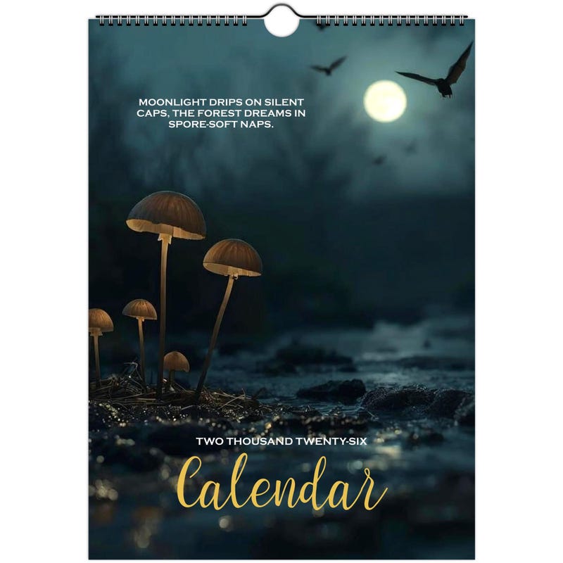 2026 Calendars Mushrooms - Etsy UK