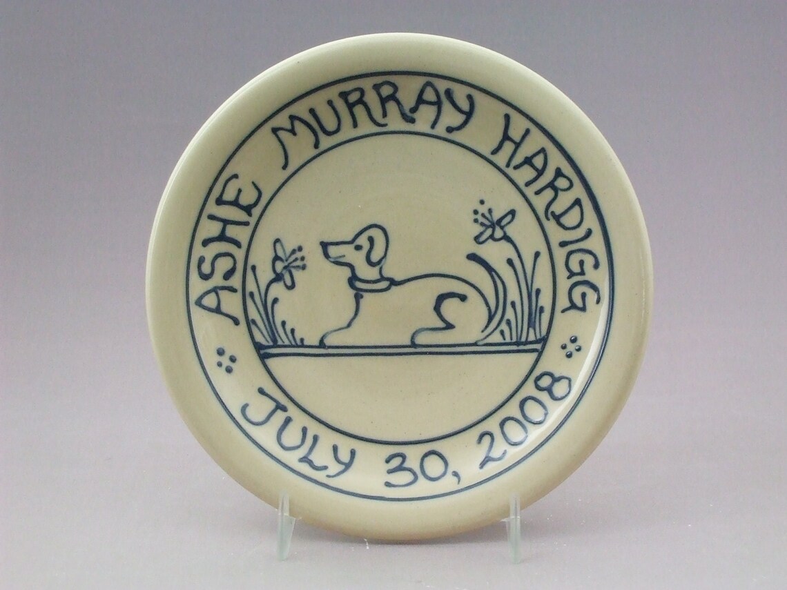 Ceramic Personalized Child's Birth Plate Baby Gift New | Etsy