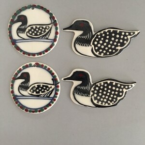 Loon Shape or Duck Design - Undated- Porcelain - Etsy