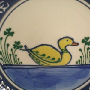 Personalized Child Birth Plate Baby Gift New Baby Yellow Duck Deluxe ...