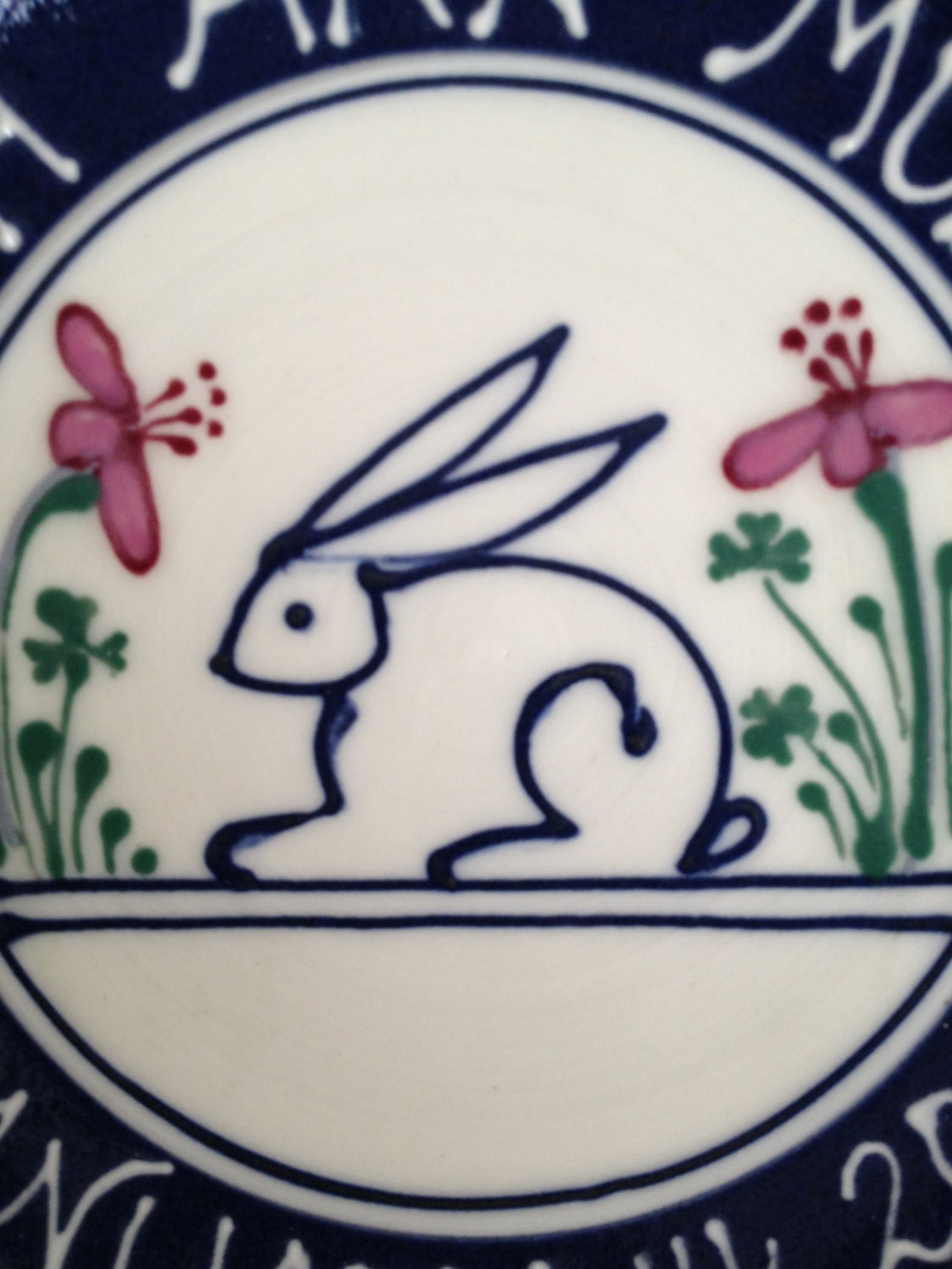 Personalized Child Birth Plate Baby Gift New Baby Blue Bunny - Etsy