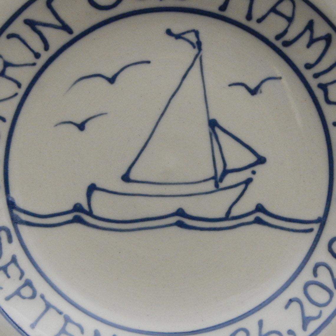 Ceramic Commemorative Plate Personalized Child Birth Plate - Etsy