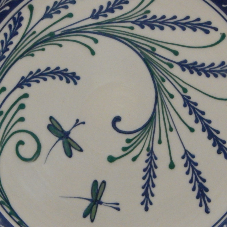 Personalized 11 Blue Wheat with Green Accents two | Etsy