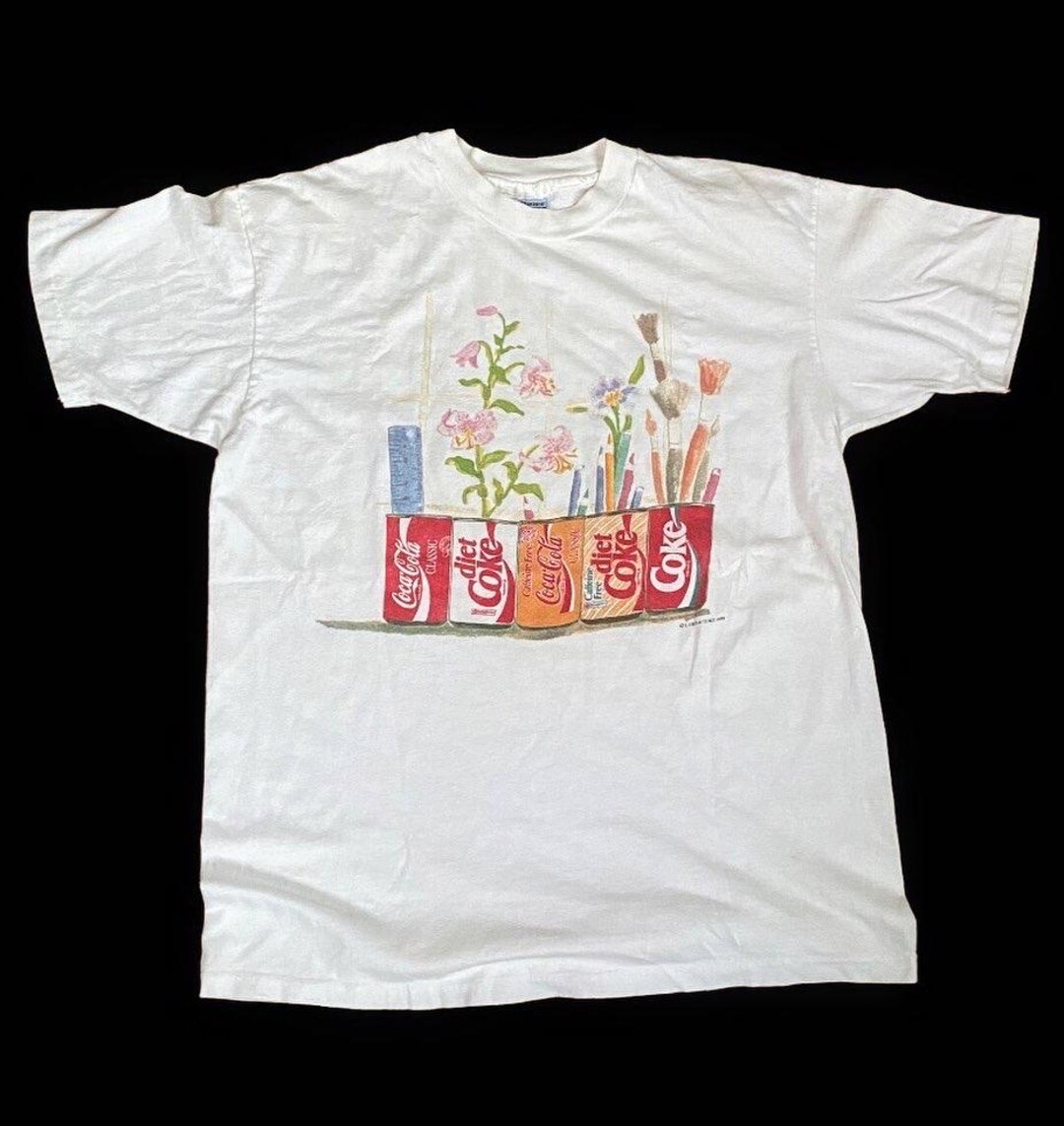 Vintage 1991 Coca-cola Luke-a-tuke Shirt – Retro Graphic Tee (DDP / No ...