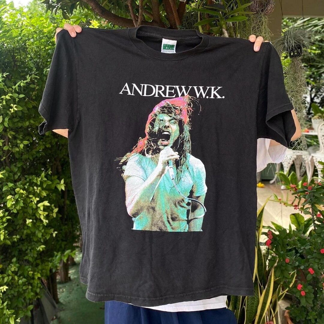 2002 Vintage Andrew W.K. Tee – Rock Tour Promo Collectible (DDP / No ...
