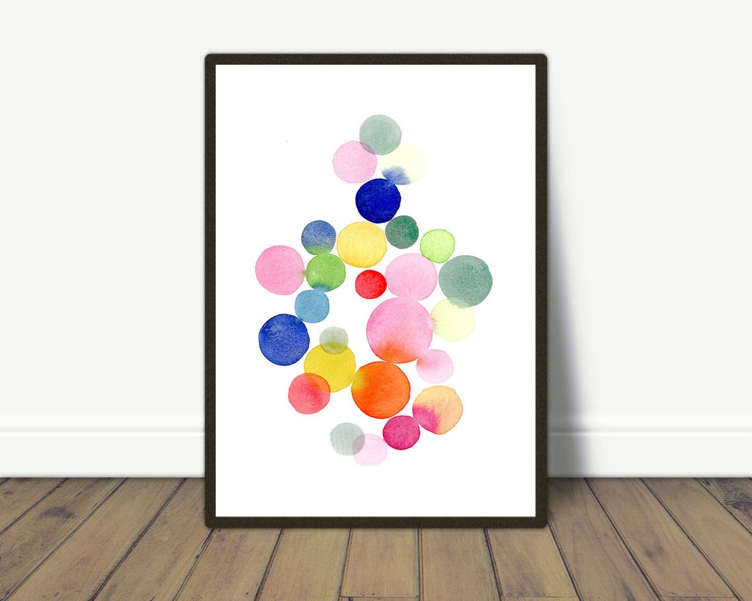 Colorful Wall Art, Nursery Room Wall Art, Baby Boy or Girl Nursery ...