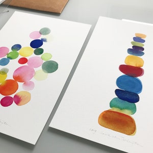 Baby Boy Nursery Wall Art, Set of 2 Colorful Prints Children's Wall Art ...