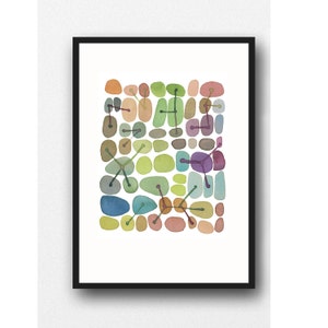 CONNECTIONS Abstract Painting Print Abstract Art Print - Etsy