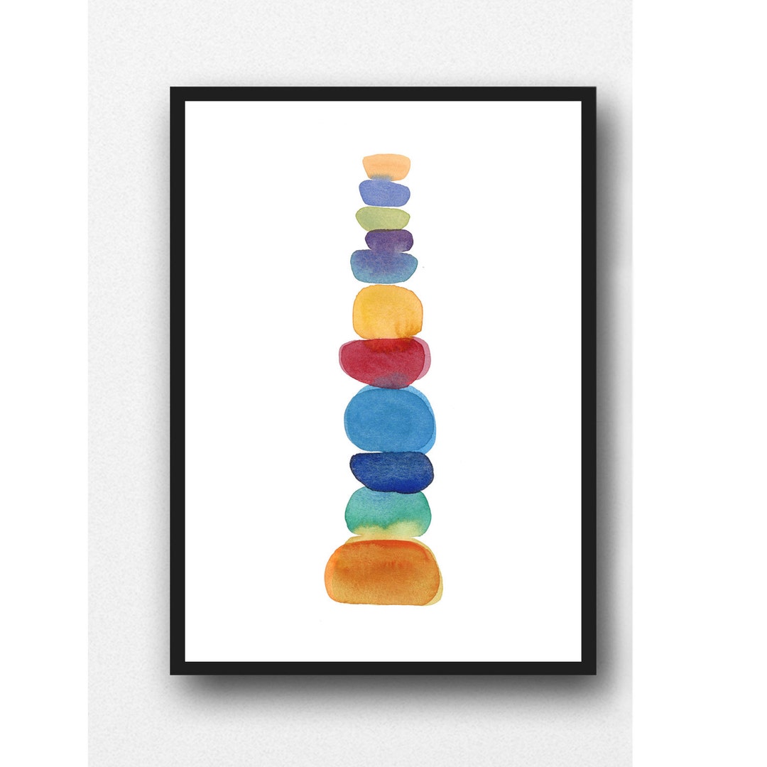 Baby Boy Nursery Wall Art, Colorful Children's Wall Art, Nursery Decor ...