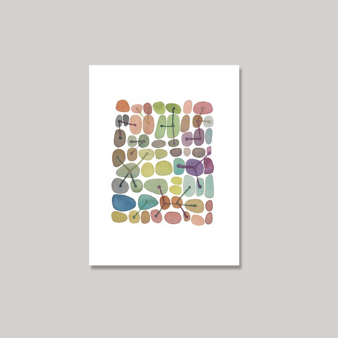 CONNECTIONS Abstract Painting Print Abstract Art Print - Etsy