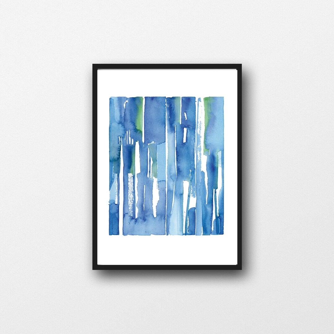 Blue Water, Instant Download, Printable Artwork, Printable Wall Art ...