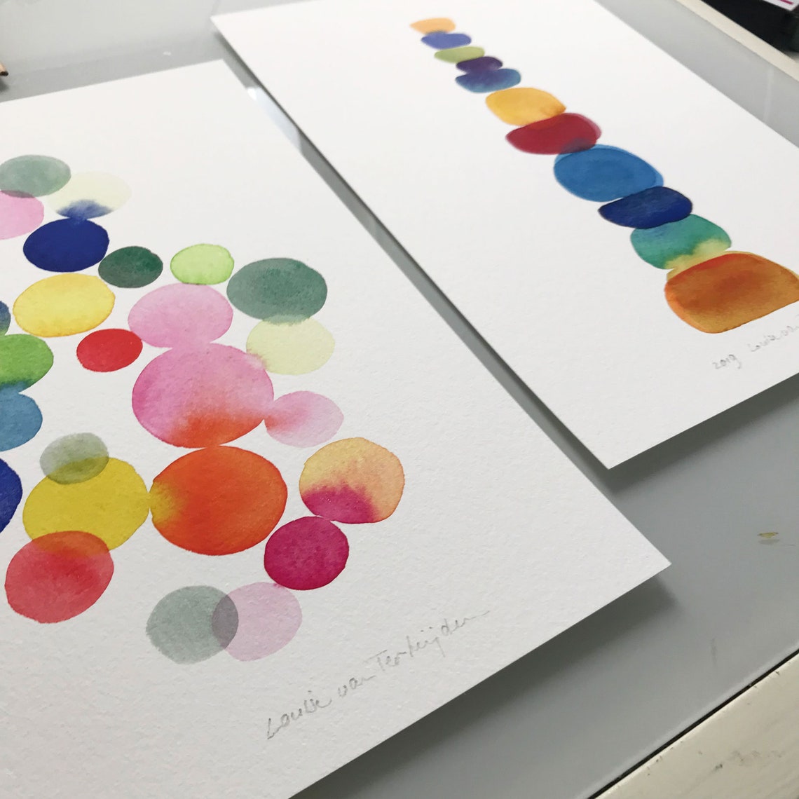 Baby Boy Nursery Wall Art Set of 2 Colorful Prints - Etsy