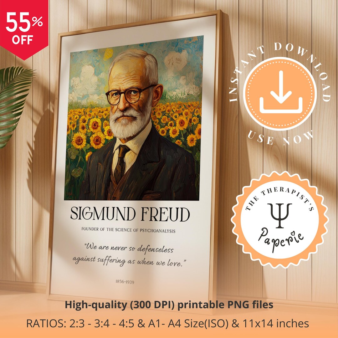 Sigmund Freud Quotes: Psychology Inspirational Quote, Trendy Wall Art ...