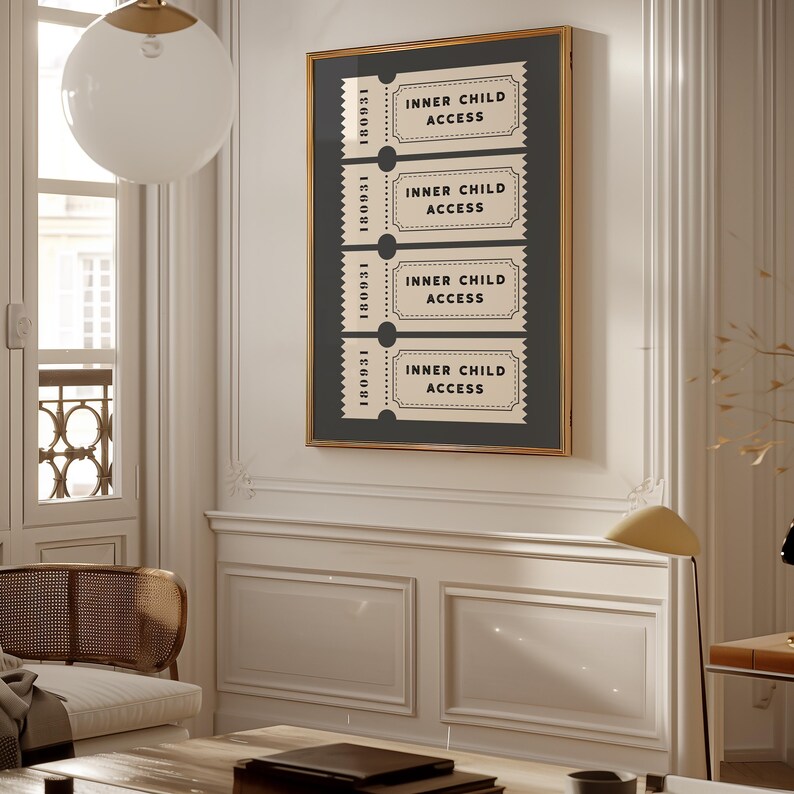 Inner Child Poster: Waiting Room Decor for Therapist, Trendy Wall Art ...