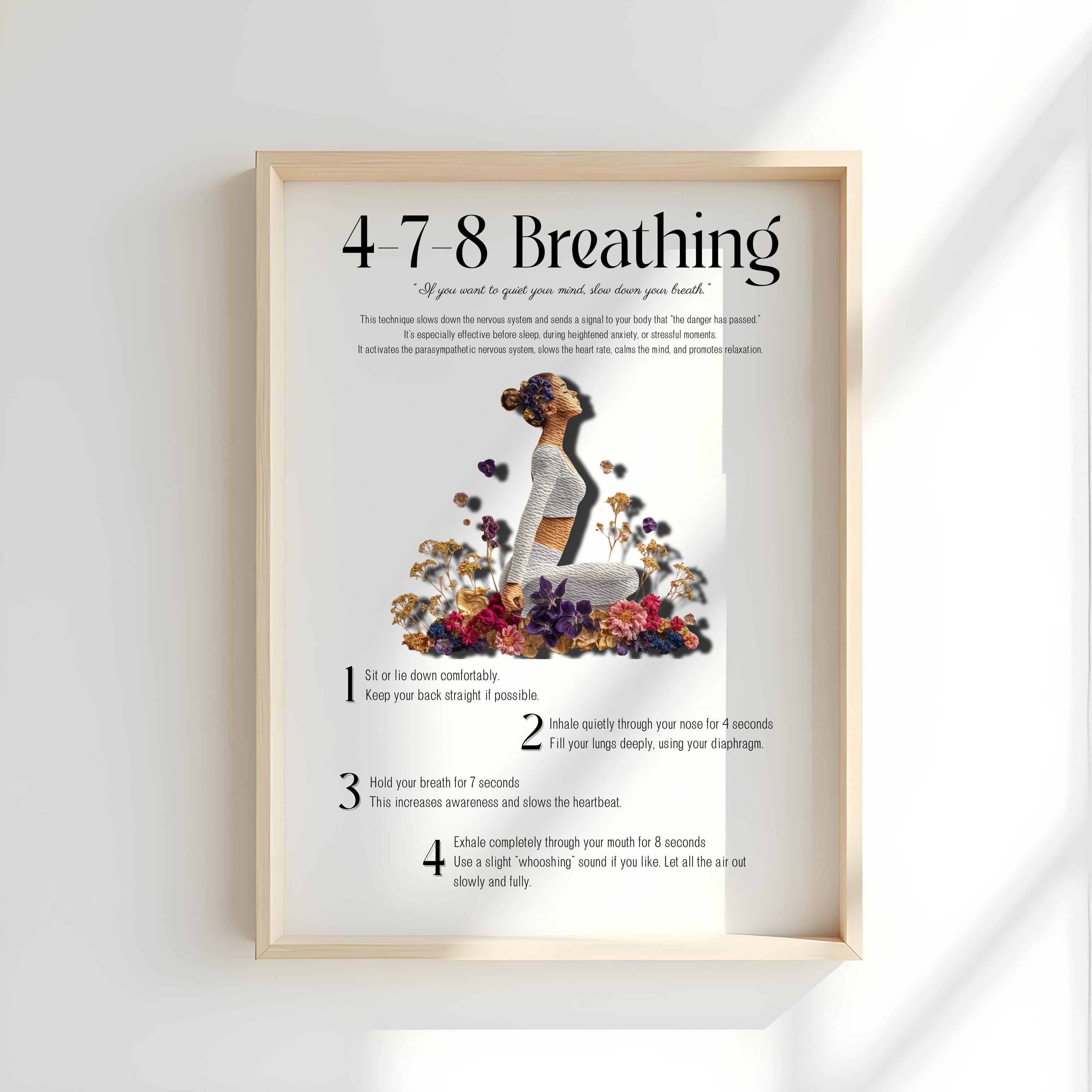 Mental Health Poster Bundle: Breathing Techniques, Grounding Exercises ...