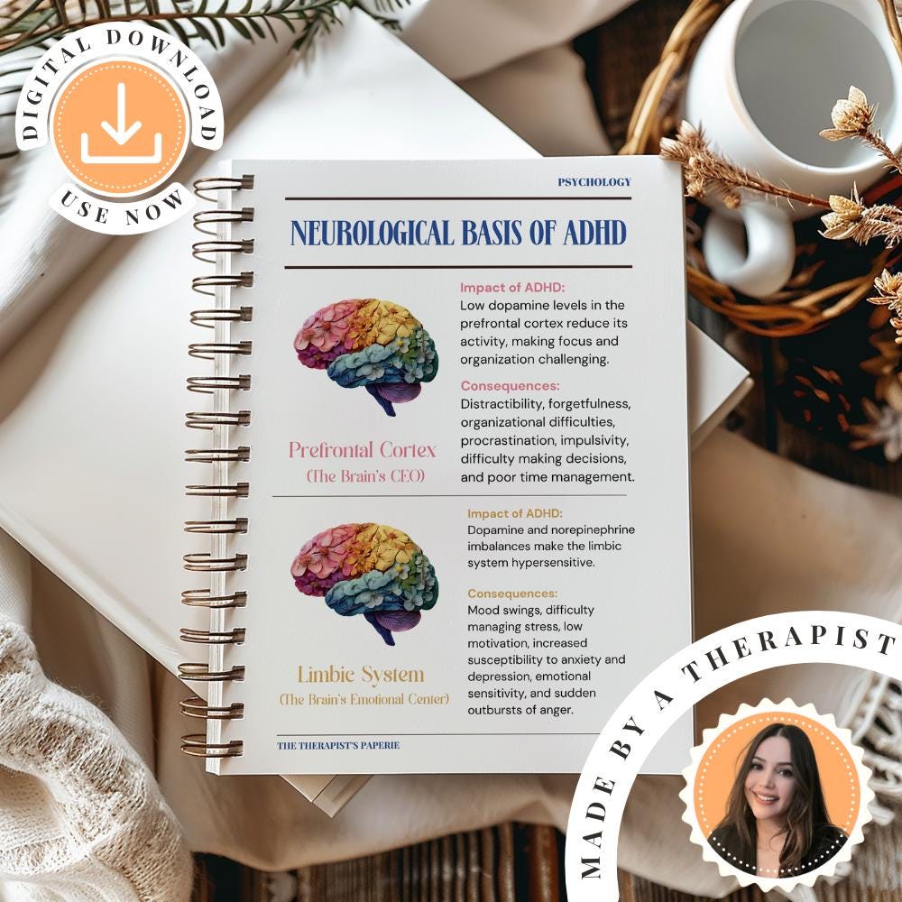 Adult ADHD Workbook, , Adhd Symptoms, Coping Skills Emotional ...