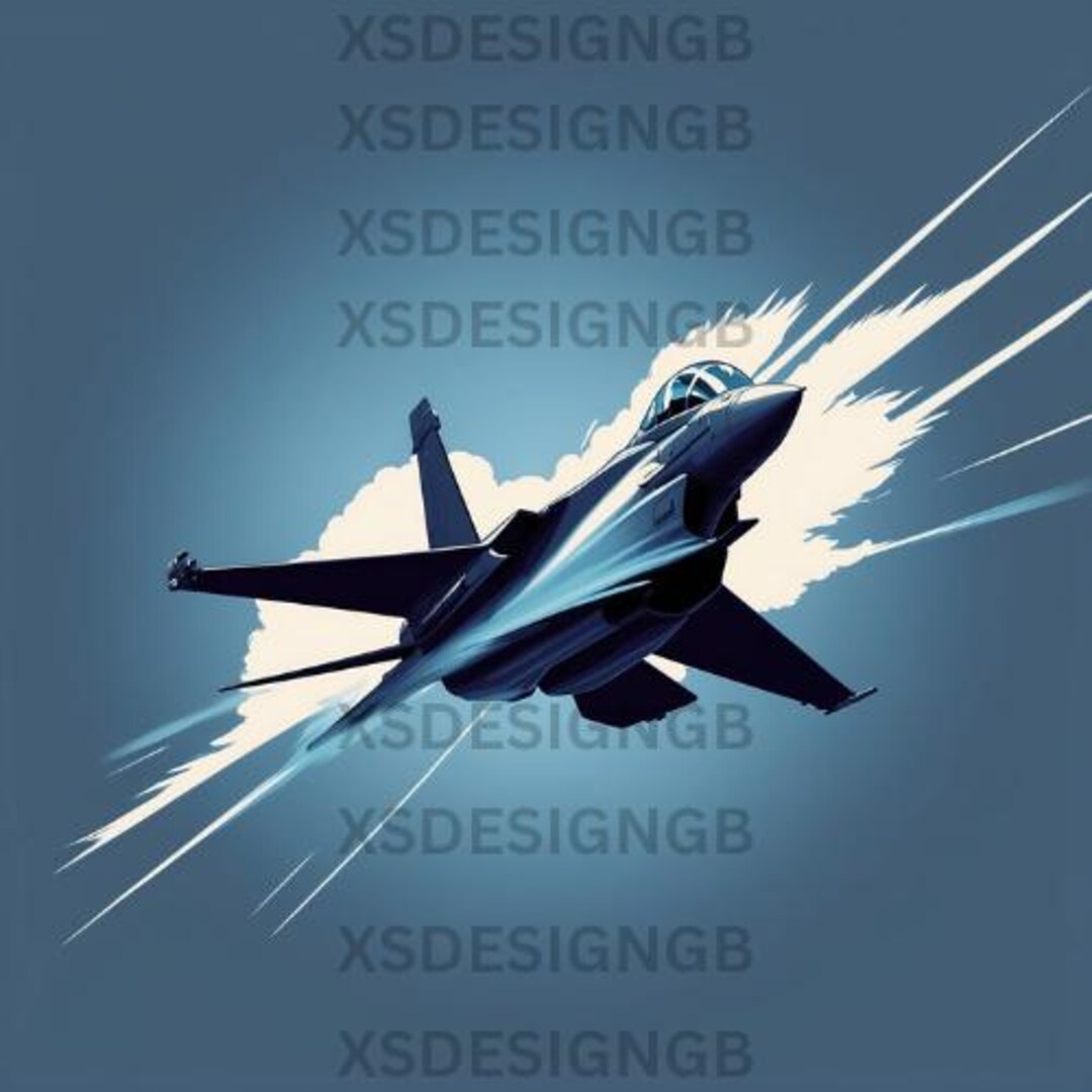 High-speed Fighter Jet Digital Art Print| | Instant Download| Bundle ...