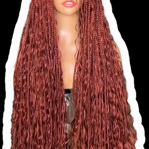 Full Boho Braided Wig - Etsy