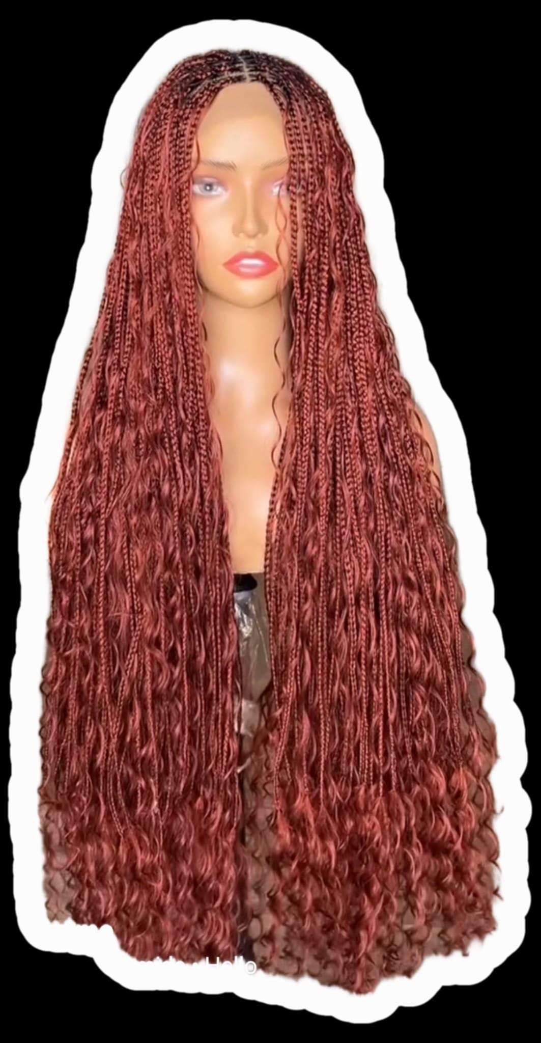 Full Boho Braided Wig - Etsy