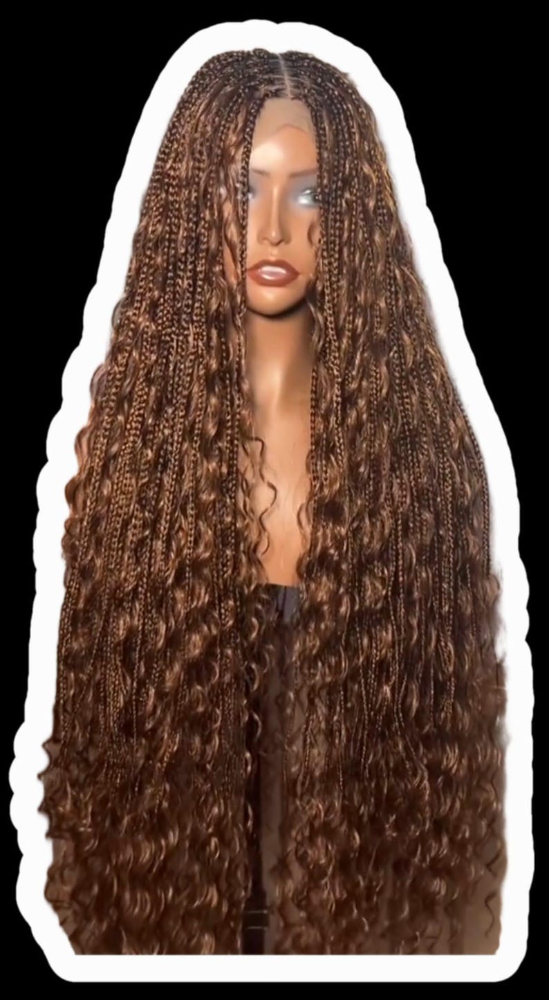 Full Boho Braided Wig - Etsy