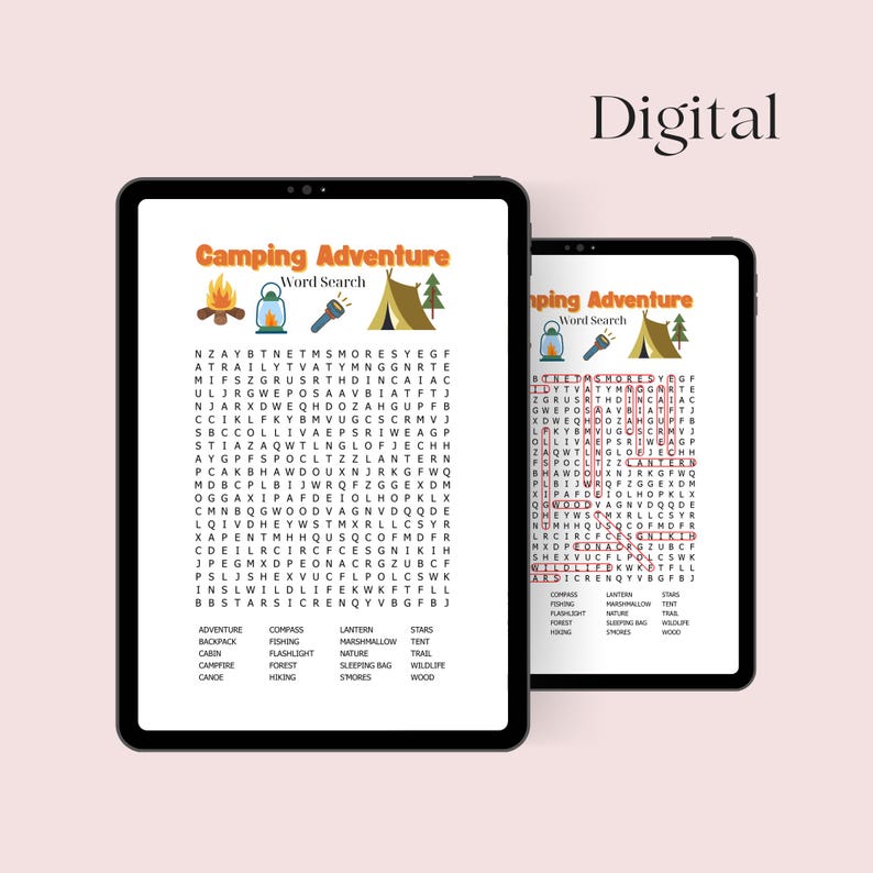 Summer Word Search, Printable Summertime Games, Fun Summer Activity for ...