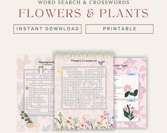 Word Search and Crossword Puzzles, Word Search Puzzles for Adults ...