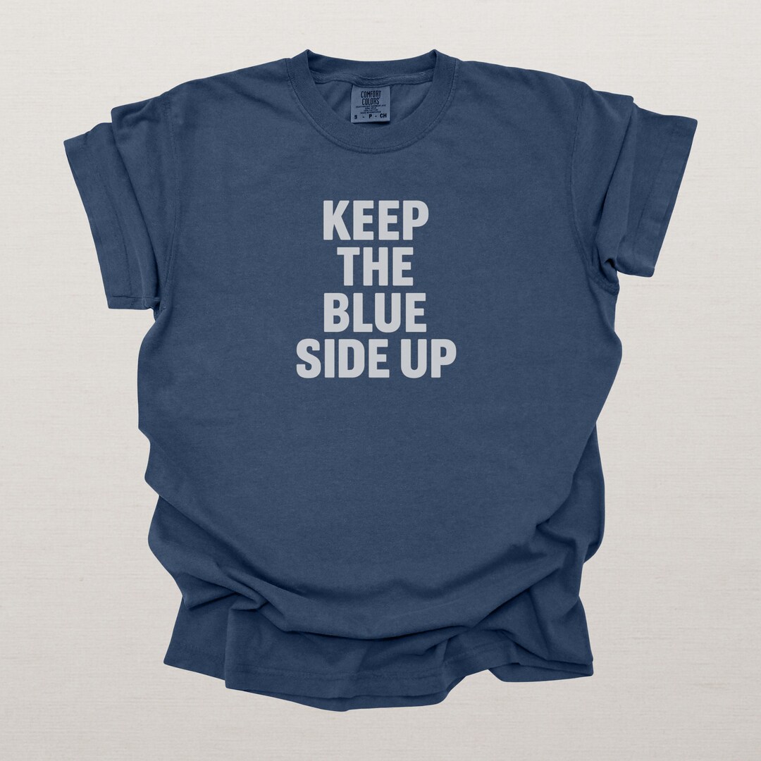 Keep the Blue Side up Shirt: Aviation Pilot Tee, Funny Flight Student ...